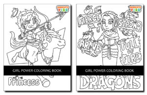 Girl Power Coloring Book (Paperback) - Konnectd Kids