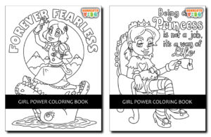 Girl Power Coloring Book (Paperback) - Konnectd Kids